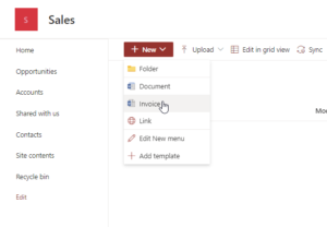 How to use Word and Excel templates in SharePoint