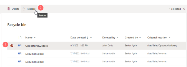 How to restore SharePoint files with PowerShell