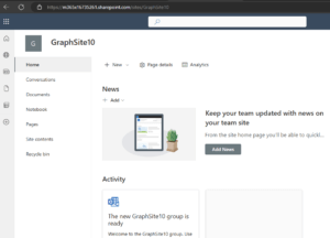 How to create SharePoint Sites using Graph | SPO Scripts