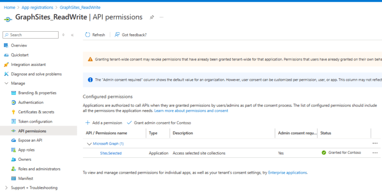 How to configure Azure App registration for MS Graph | SPO Scripts